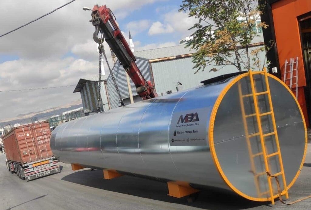 Oil Heated Bitumen Tank - MBA Asphalt Plant & Bitumen Equipments